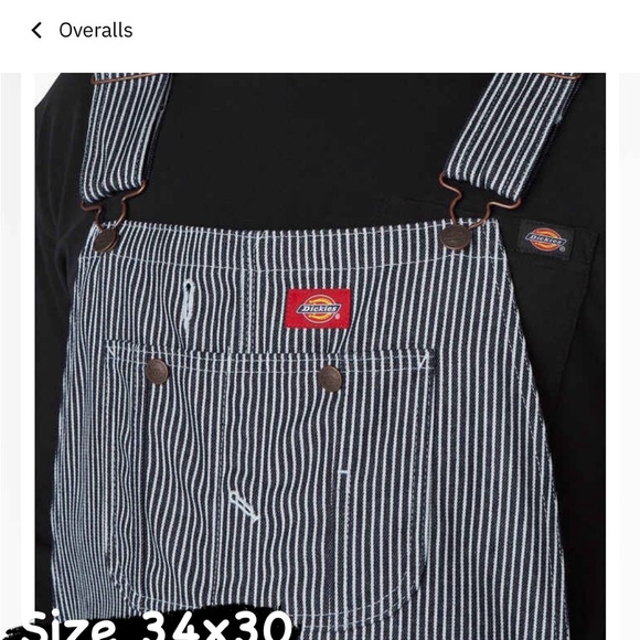 Dickies | Pants | Dickies Hickory Stripe Bib Overalls | Poshmark